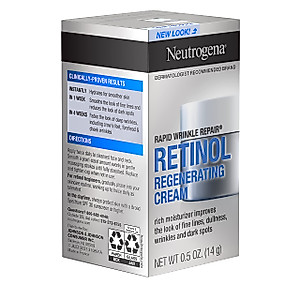 Neutrogena Rapid Wrinkle Repair Retinol Regenerating Cream, 0.5 Oz Mini (Pack of 3)