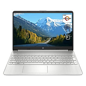 HP 15" HD Touchscreen Laptop, AMD Athlon Gold 3150U Processor, 16GB RAM, 1TB PCIe SSD, Backlit Keyboard, HDMI, Type-C, Wi-Fi, Bluetooth, Windows 11 Home, Silver