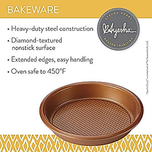 Ayesha Curry Nonstick Bakeware Nonstick Baking Pan With Lid / Nonstick Cake Pan With Lid, Rectangle - 9 Inch x 13 Inch, Brown, Copper