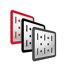 Wall Control Shelf 4in Deep Pegboard Shelf Assembly Pegboard and Slotted Tool Board – Red