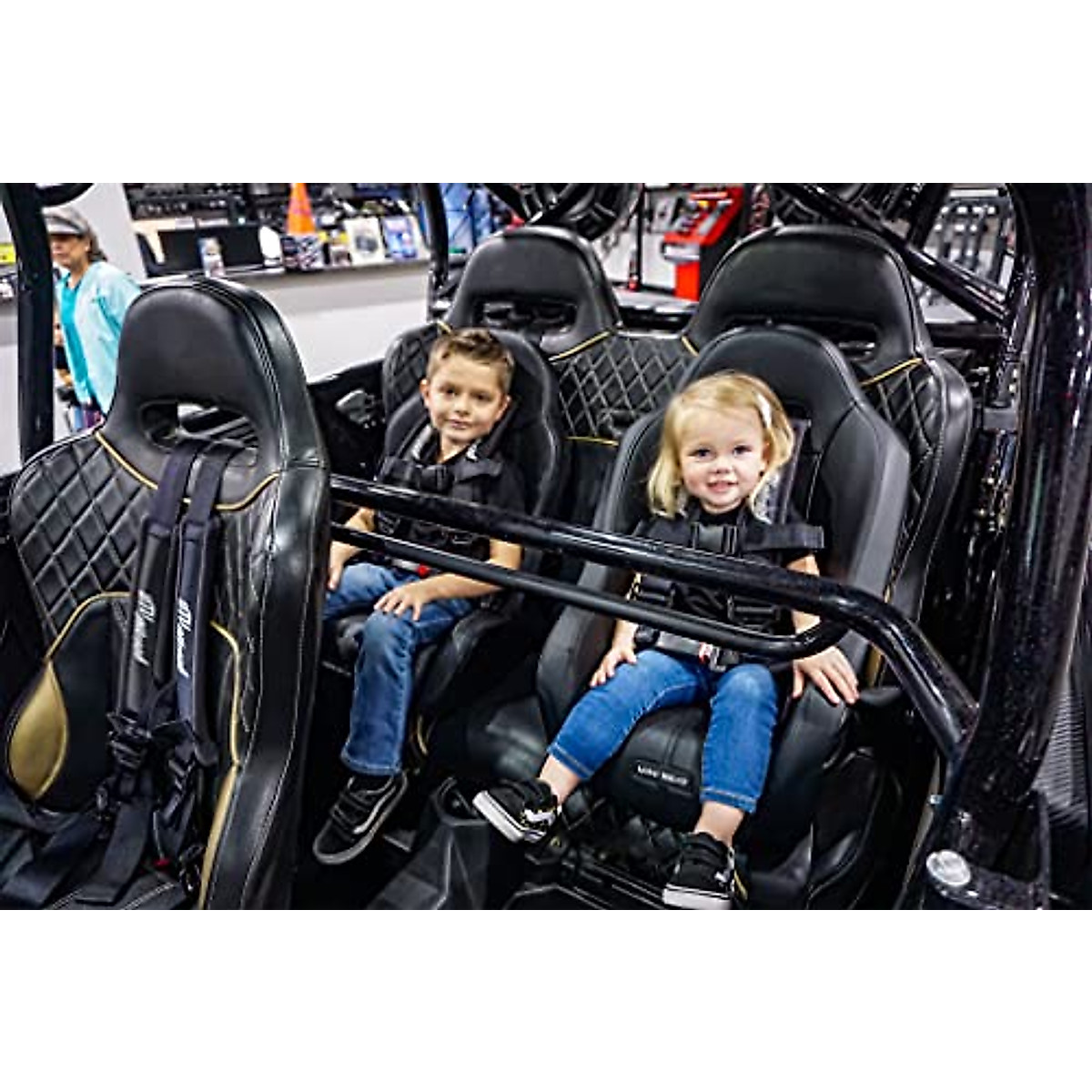 Mini Seat High Sides - Kids Seat for UTV Seats - Fits Polaris RZR, Can-Am X3 and Most Other Side by Side and After Market Seats (SEAT ONLY)