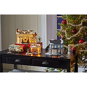 Department 56 Snow Village National Lampoon's Christmas Vacation Cousin Eddie's RV Lit Figurine, 7.87 Inch, Multicolor