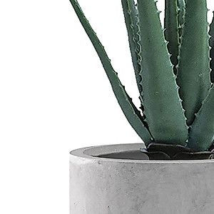 Kante 31.4" and 23.6" H Natural Concrete Finish Concrete Tall Planters Large Outdoor Indoor Decorative Plant Pots with Drainage Hole and Rubber Plug, Modern Tapered Style for Home and Garden