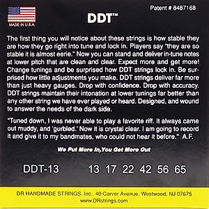DR Strings DDT Electric Guitar Strings (DDT-13)