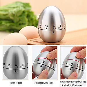 DELILONG 2020 Household Gadgets Cooking Utensils Stainless Steel Timer Kitchen Timer Cooking Exercise time Timer