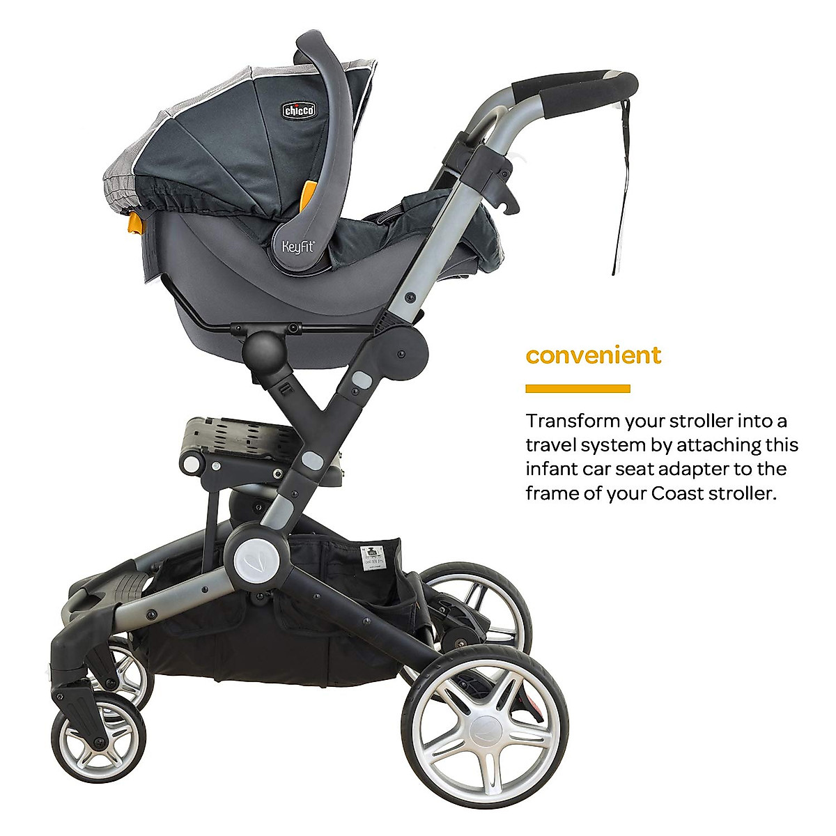 Larktale Infant Car Seat Adapter for Coast Stroller, Compatible with Chicco