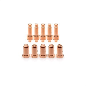 Tip 40A Electrode for Miller XT30 XT40 Plasma Cutting Torch with 375/625 X-TREME Cutter Replacement Consumables QTY/10
