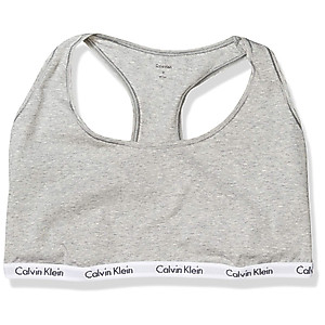 Calvin Klein Carousel Logo Bralette Grey Heather