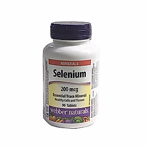 2 Bottles x Webber naturals Selenium, 90 Tablets