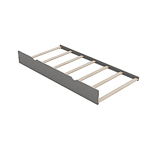 RORIGAT Twin Size Daybed with Trundle and Drawers,Multi-Functional Solid Pinewood Bedframe for Boys/Girls/Adult,No Box Spring Needed,Gray