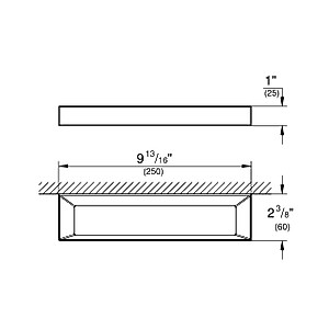 Grohe 40766000 Selection Cube Towel-Ring, Starlight Chrome