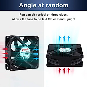 Wathai EC Axial Fan AC 110V 115V 120V 220V 240V Brushless Cooling Fan 80mm x 25mm for Desktop