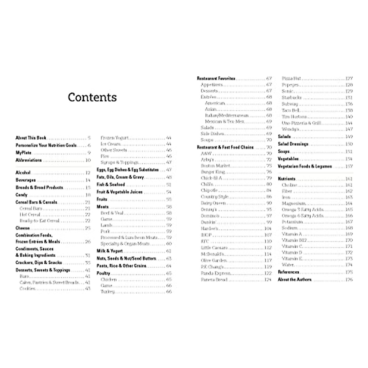 The Food Counter’s Pocket Companion, Fifth Edition: Calories, Carbohydrates, Protein, Fats, Fiber, Sugar, Sodium, Iron, Calcium, Potassium, and Vitamin D―with 30 Restaurant Chains