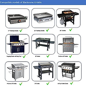 BBQMFG Grease Cup Liners for Blackstone Griddle l 20 Pack Drip Pan Liners for 36 Inch l 30 Inch l 28 Inch l 22 Inch l 17 Inch Griddle with 7 x 3 Inch Rear Grease Cup