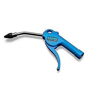 Capri Tools 21072 5-in Air Blow Gun with Rubber Tip, Blue