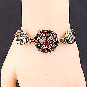 egztika Turkey Jewelry Bohemian Gold Color Bangle Bracelets for Women