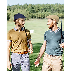 Foaincore 12 Pieces Newsboy Hat for Men, Flat Caps Bulk Driving Cabbie Hunting Hat