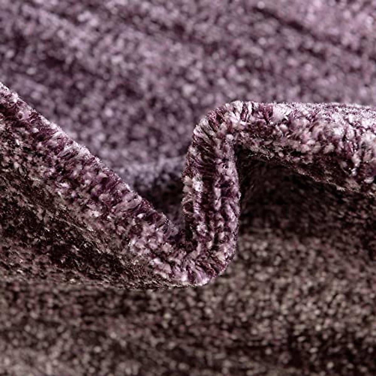 Unique Loom Del Mar Collection Area Rug-Transitional Inspired with Modern Contemporary Design, 6' 0 x 9' 0 Rectangular, Violet/Ivory