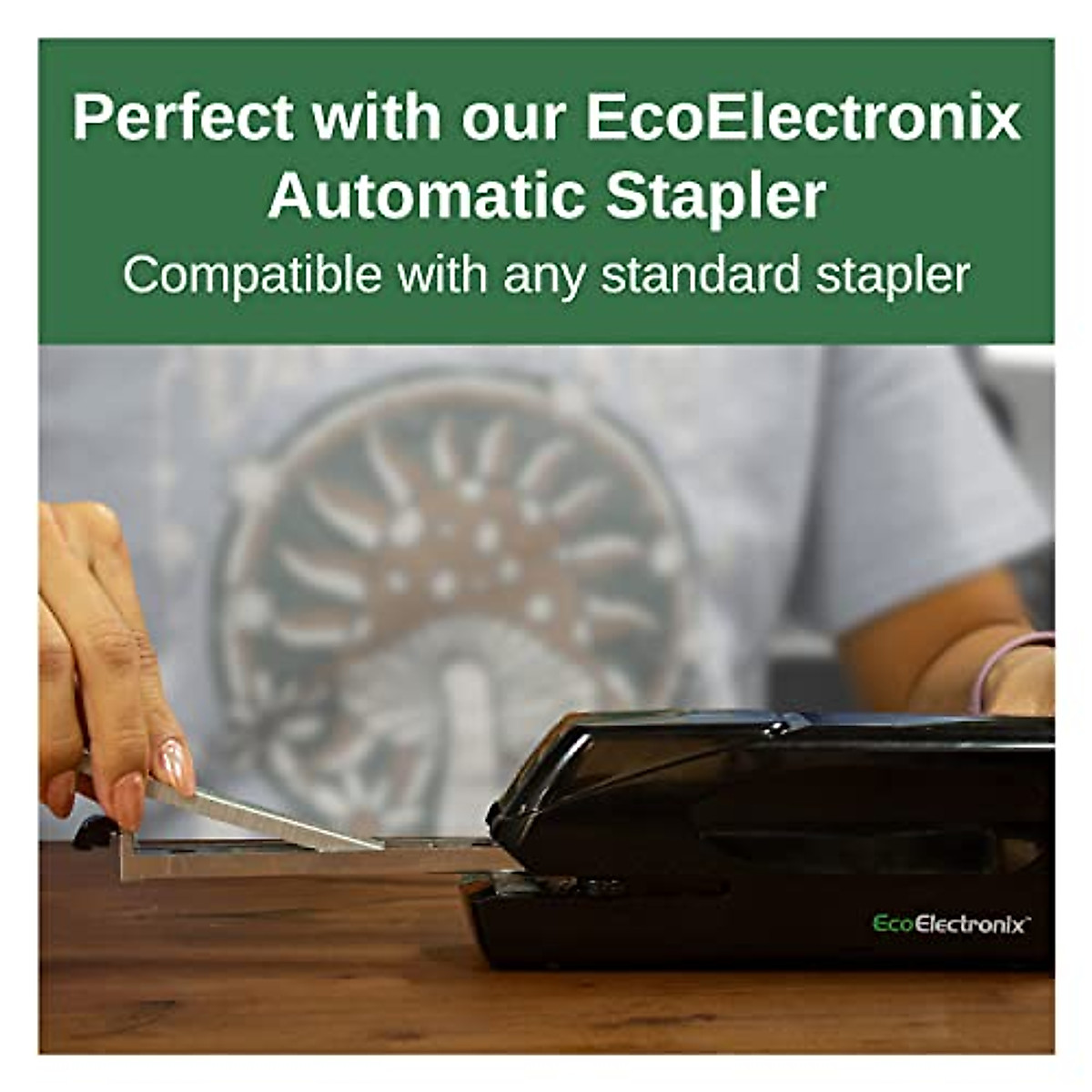 EcoElectronix Standard Staples - Jam-Free Staples Compatible with Most Desktop Staplers - 1/4" Length, 210 Staples Per Strip - at Home or Professional Office Supplies