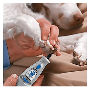 Dremel 7300-PT 4.8V Cordless Pet Dog Nail Grooming & Grinding Tool, Easy to Use, Rechargeable, Safely Trim Pet & Dog Nails , Grey , Medium