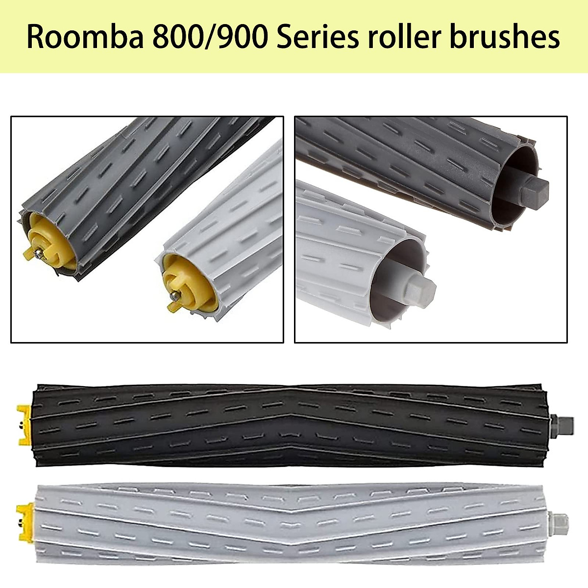Replacement Parts for iRobot Roomba 800 900 Series 805 860 870 871 880 890 960 980 985 Vacuum Cleaner Accessories,10 HEPA filters, 10 side brushes, 3 roller brushes