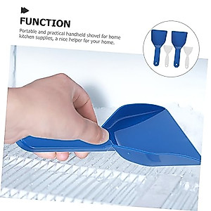YARNOW 4pcs Flat Freezer Removal Refrigerator ice Spade ice Remover Versatile Scraper Household Frost Shovel Plastic Freezer Scraper Handheld deicing Shovel ice Scraper Accessories pp