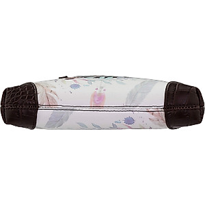 B BRENTANO Vegan Cute Animal Graphic Crossbody Bag Purse with Rhinestones and RFID Protection (Boho Feline RF)