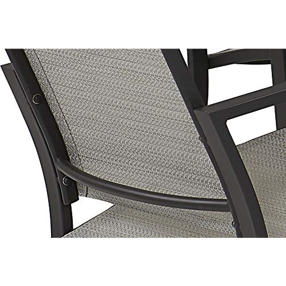 Cosco Outdoor Living Cosco Outdoor Furniture Dining Chairs, Light Gray