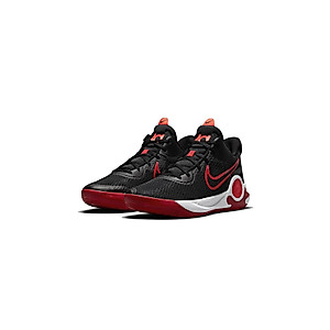 Nike Men's KD Trey 5 IX Basketball Sneakers, Black/White-bright Crimson-university Red, 10.5