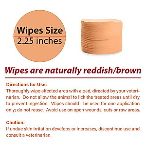 BEXLEY LABS Curaseb Medicated Topical Wipes for Dogs & Cats - Relieve Skin Issues, Hot Spots & Acne - 50 Wipes