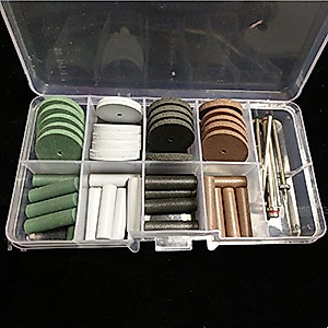 NEW 1 set Dental Silicone Rubber Polishing Grinding Wheels Burs Coarse Fine Ultra Fine 5 Shank Mandrel 2.35mm