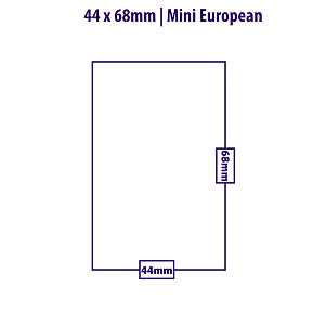 Ultra Pro 44mm X 68mm Mini European Board Game Sleeves 50ct, Clear