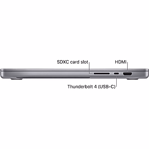 2021 Apple MacBook Pro with Apple M1 Max Chip (16-inch, 32GB RAM, 1TB SSD Storage) Space Gray (Renewed)