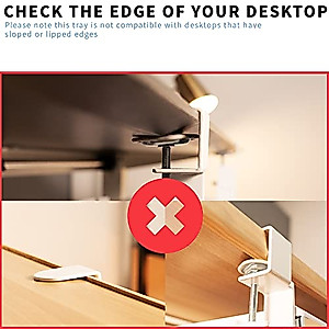 VIVO Large Height Adjustable Under Desk Keyboard Tray, C-clamp Mount System, 27 (33 Including Clamps) x 11 inch Slide-Out Platform Computer Drawer for Typing, White, MOUNT-KB05HW