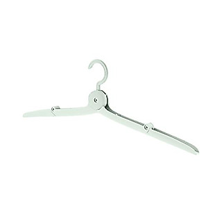 WALNUT Travel Portable Folding Hanger Multi-Functional Travel Hanger Camping Travel Clothing Drying Cloth Hangers Storage (Color : Gray)