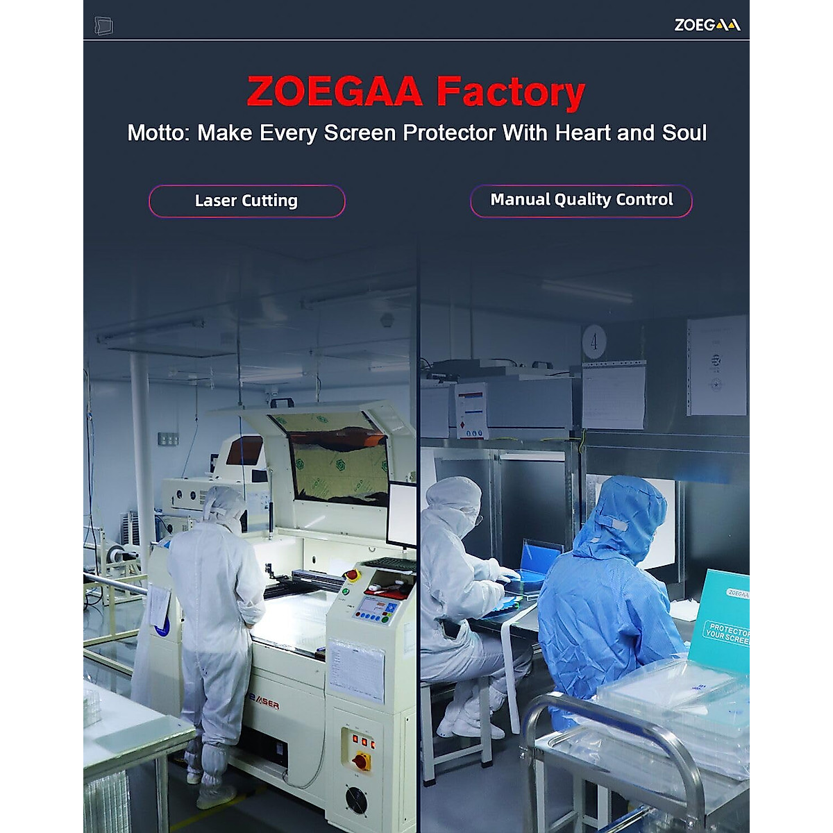 ZOEGAA Anti Blue Light Screen Protector Compatible with iPad Pro 12.9 Inch (2022/2018), iPad Pro 12.9 6th/5th/4th/3rd for Eye Protection Blue Light Blocking Filter Reduces Digital Eye Strain