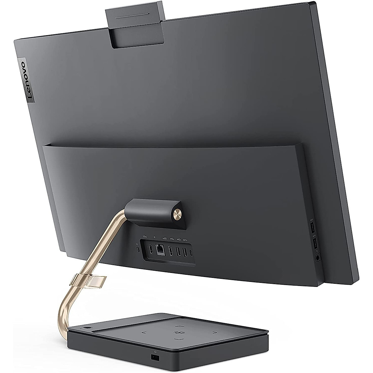 Lenovo IdeaCentre AIO 5i All-in-One Computer, 27" QHD Touch Display, Intel Core i7-10700T, 16GB RAM, 1TB HDD, 512GB SSD, Windows 11 (Renewed)