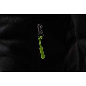 Kroivil Men Hoodies Casual Hoodies for Men with Zip Pockets Full Zip Long Sleeve Sweatshirt Sports Hooded Jacket Black