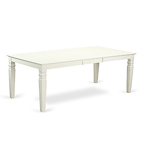 East West Furniture LGCL9-LWH-W, 9-Piece