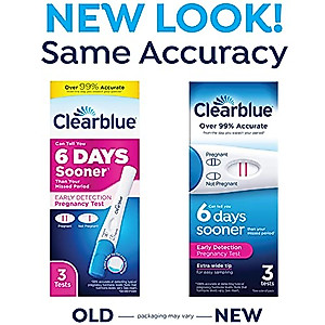 Clearblue Early Detection Pregnancy Test, 3ct