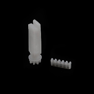 Meprotal Vertical Blind Stem Replacement White Stems for Window Blind Vertical Blinds Curtain Accessories (Pack of 12)