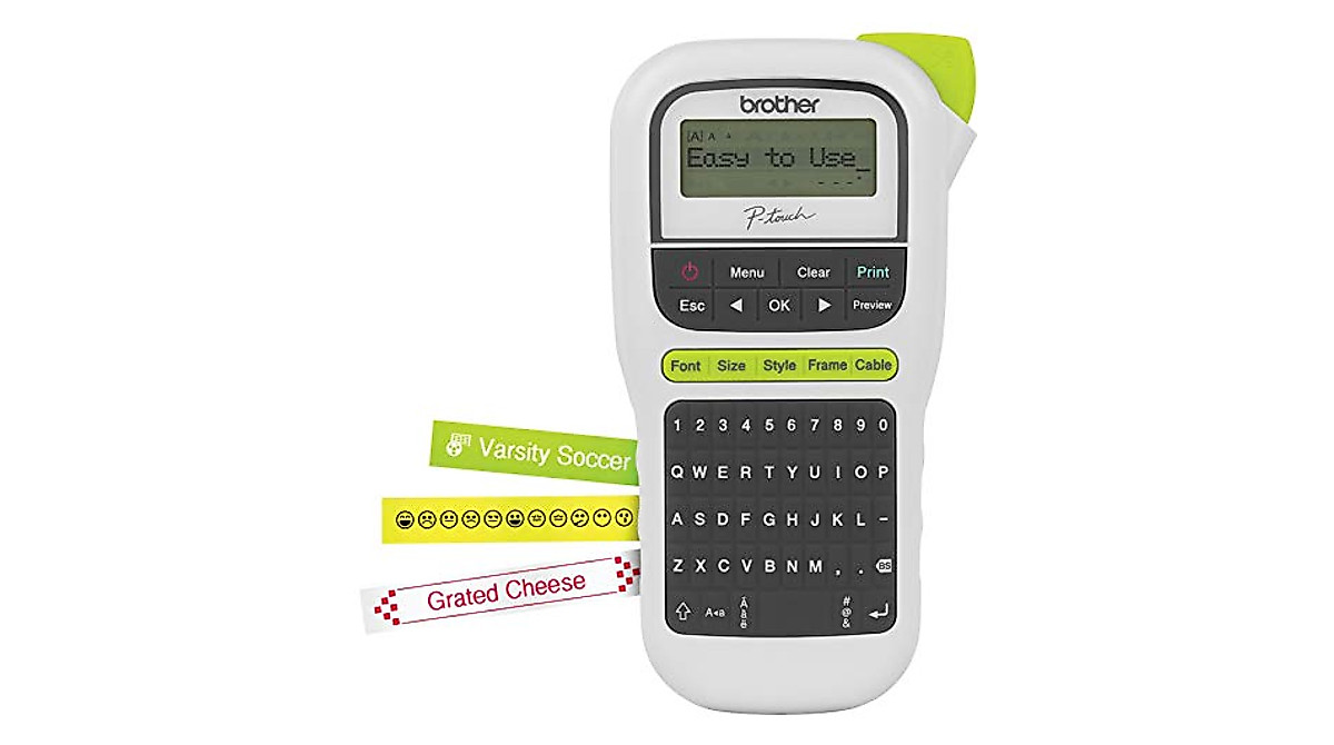 Brother PTH110 Portable Label Maker w/ QWERTY (Renewed)