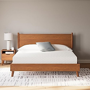 Signature Design by Ashley King Size Chime 10 Inch Medium Firm Memory Foam Mattress with Green Tea & Charcoal Gel