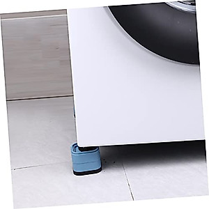 Angoily 4pcs Non-Slip Mat Anti Vibration Mat for Washing Machine Anti Skid Pads for Furniture Chair Foot Pads Washer Machine Foot Pads Bed Riser Furniture Height Riser Heightening Foot Pad