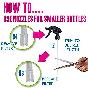 Hydrogen Peroxide Spray Bottles - UV Light Blocking - Opaque Black Spray Large - Cleaning & Plant Solutions - Chemical Resistant - Extra Large 32 oz - Leak Resistant - Car Detailing - Janitorial