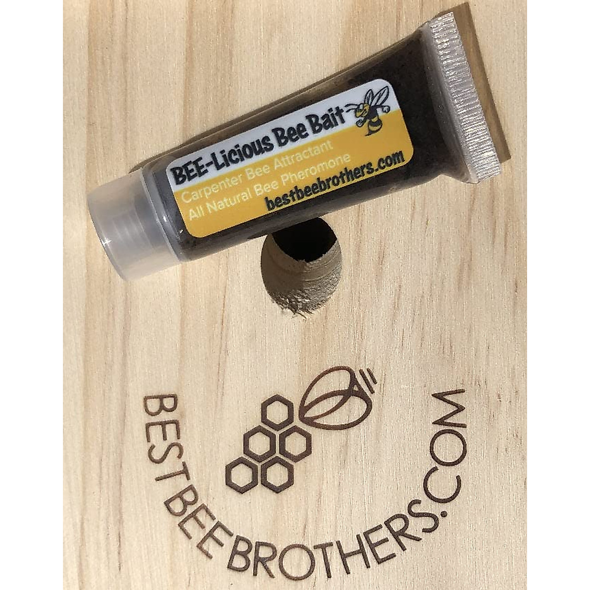 Bee-Licious Bee Bait All Natural Carpenter Bee Lure Attracts More Carpenter Bees to Your Carpenter Bee Traps