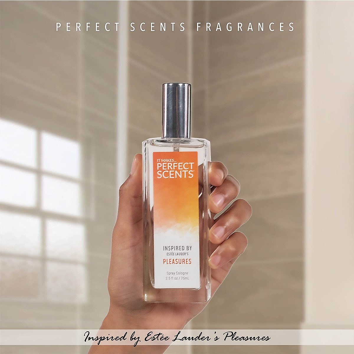 Perfect Scents Fragrances | Inspired by Estee Lauder's Pleasures | Women’s Eau de Toilette | Vegan, Paraben Free, Phthalate Free | Never Tested on Animals | 2.5 Fluid Ounces
