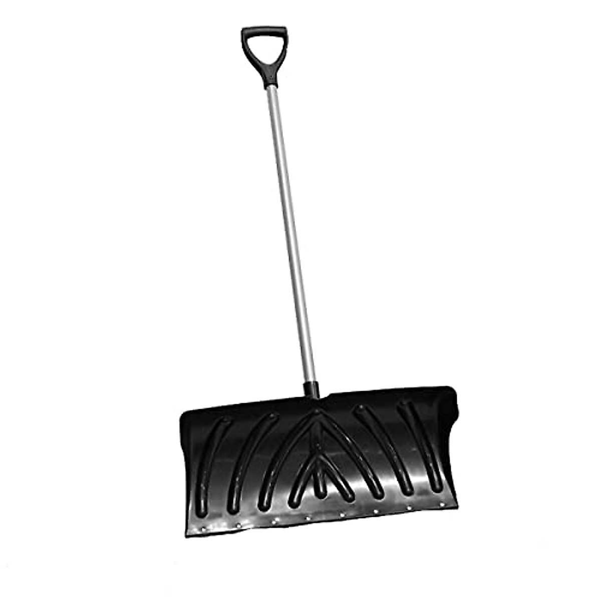 Snow Pusher Shovel 24” Poly Blade with Metal Edge