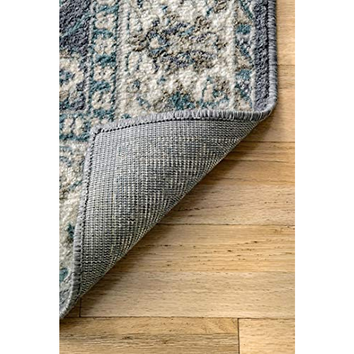 nuLOOM Manor Classic Floral Area Rug, 5' x 8', Grey
