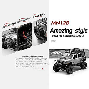 Ottima Mini Truck All Terrain RC Car, 1/12 AWD 2.4G RC Electric Off-Road Climbing Car Vehicle Model for Boys Kids and Adults